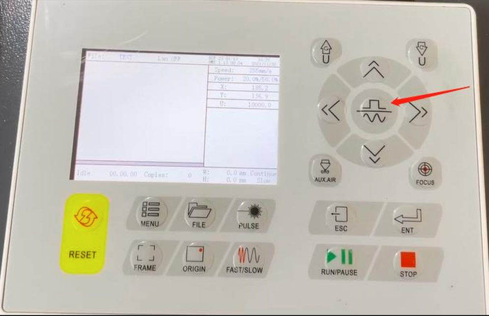 Panel showing "jog distance is 0" after pressing the arrow keys – Help ...